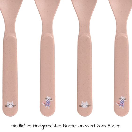 Lässig - Spoons 4-Pack Spoon - Tiny Team Cat - Babyartikel.de
