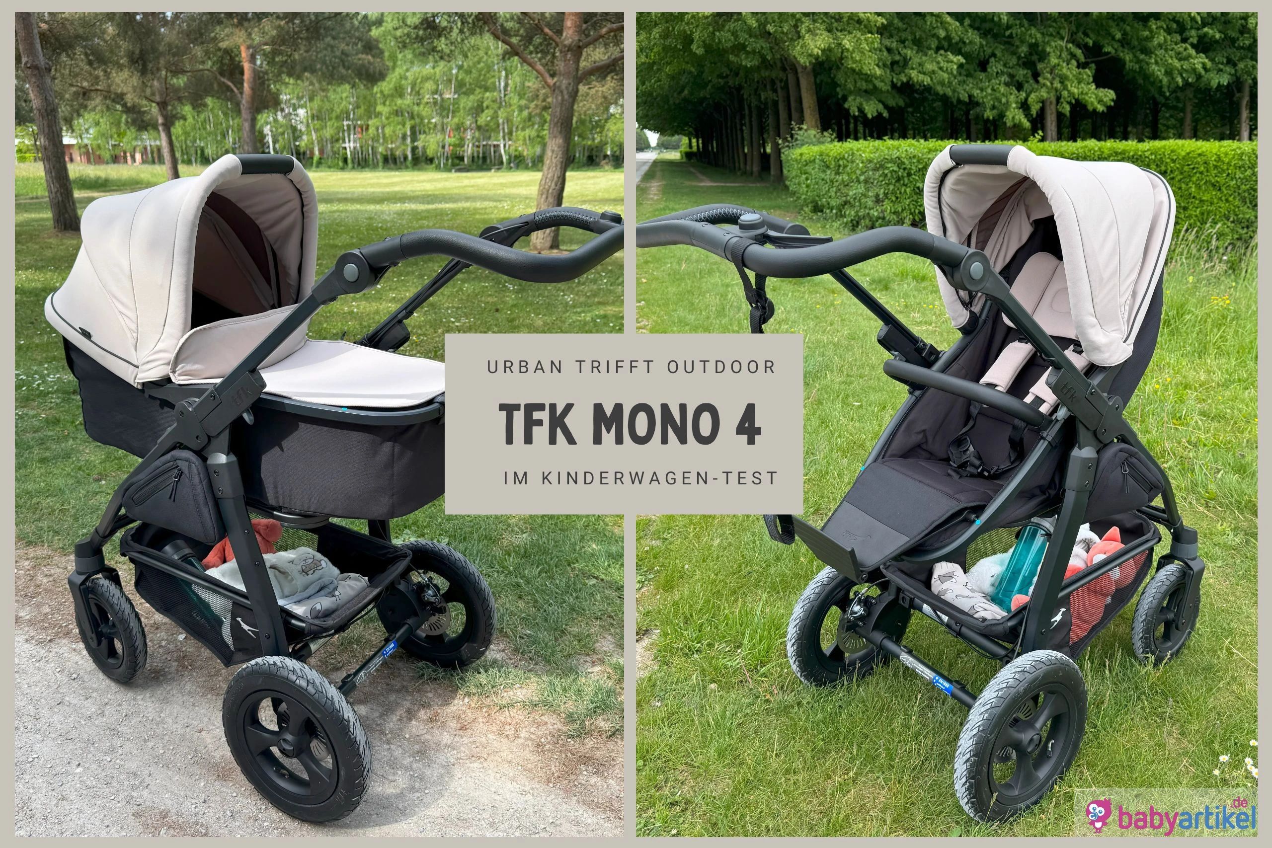 tfk mono 4 Test: Wie gut ist der neue Vierrad-Kinderwagen ...